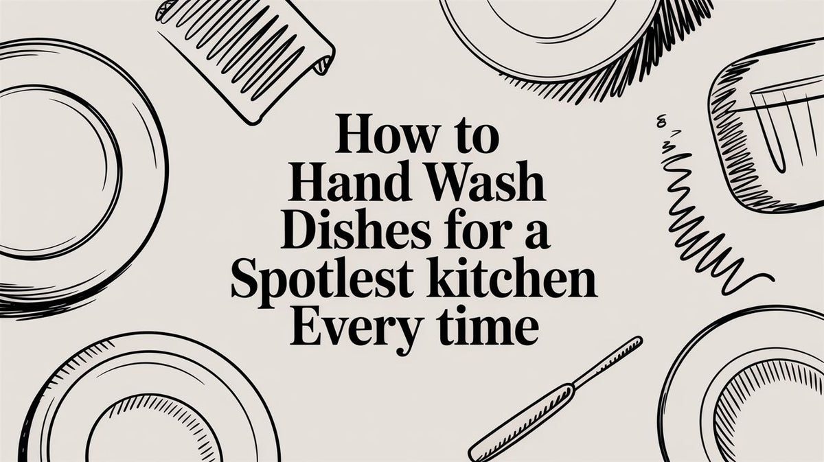 How to Hand Wash Dishes for a Spotless Kitchen Every Time – Cooler Kitchen