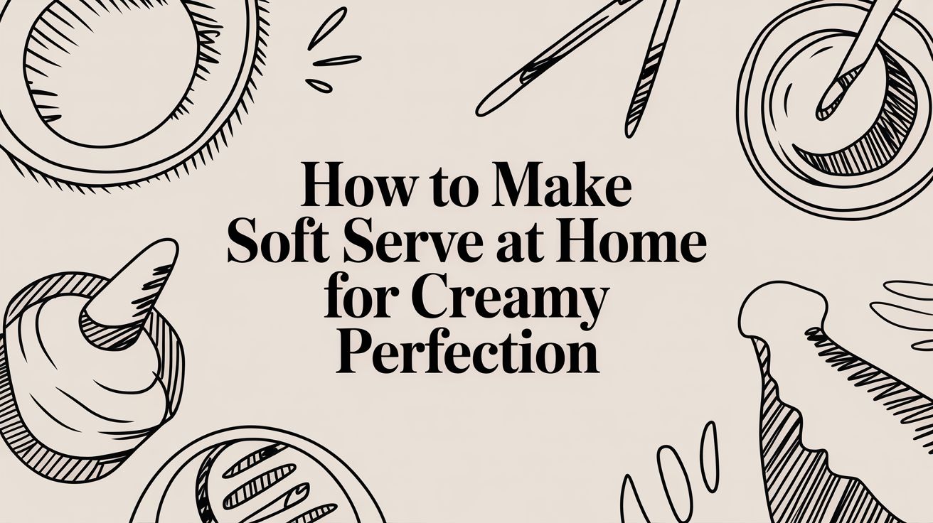 How to Make Soft Serve at Home for Creamy Perfection – Cooler Kitchen